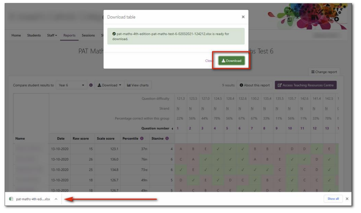 Extracting PAT Data from OARS to Import into GradeXpert